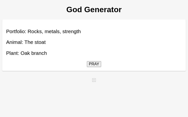 God Generator