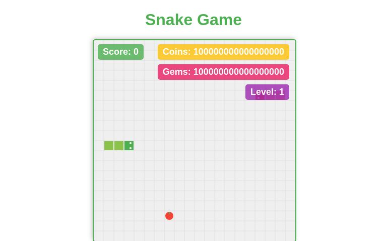 Snake Game ― Perchance Generator