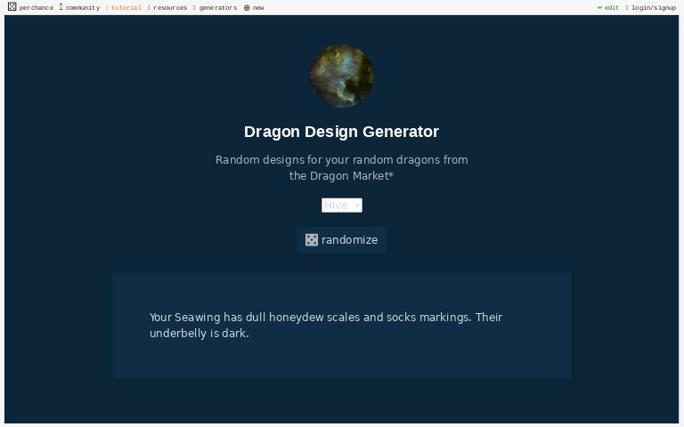 Dragon Design Generator