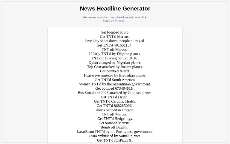 News Headline Generator
