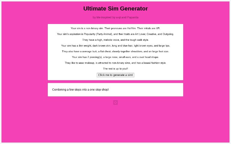 Ultimate Sim Generator