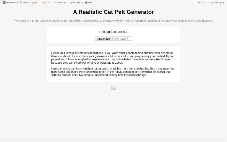 A Realistic Cat Pelt Generator