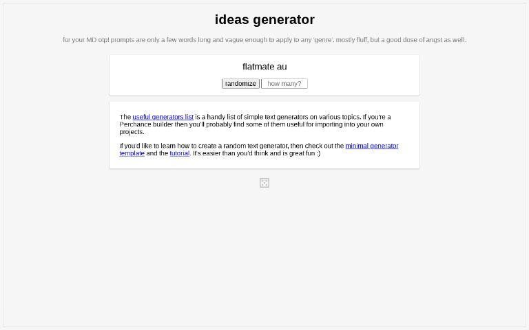 ideas generator