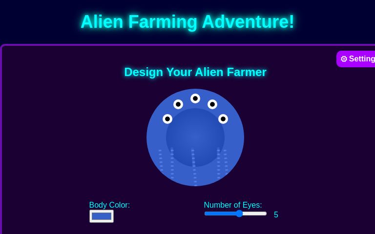 Alien Farming Adventure! ― Perchance Generator