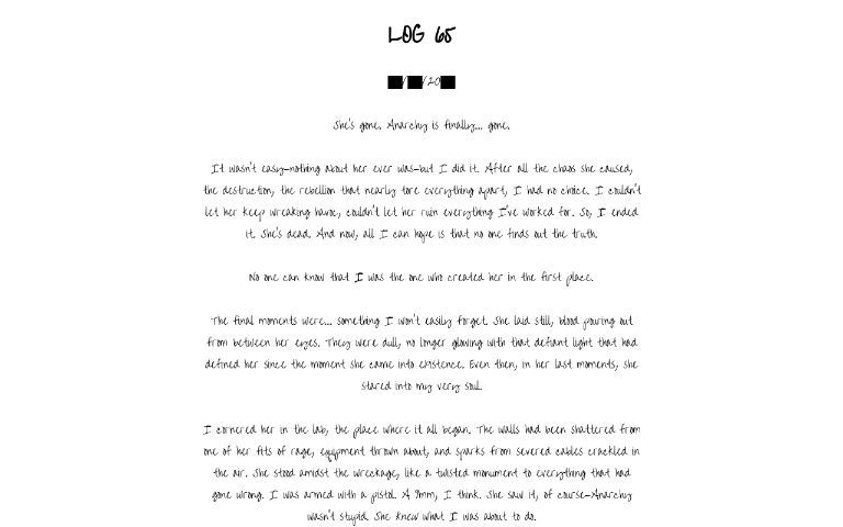 LOG 65 ― Perchance Generator