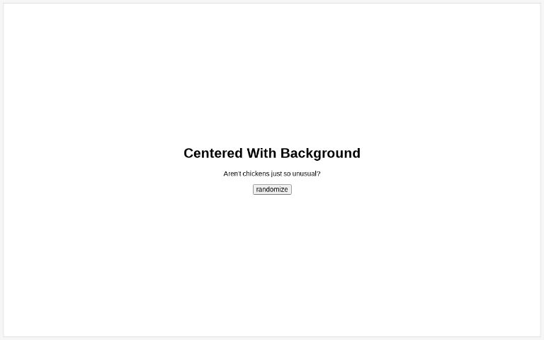 Centered With Background ― Perchance Generator
