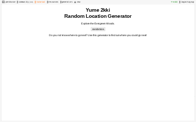 Yume 2kki Random Location Generator