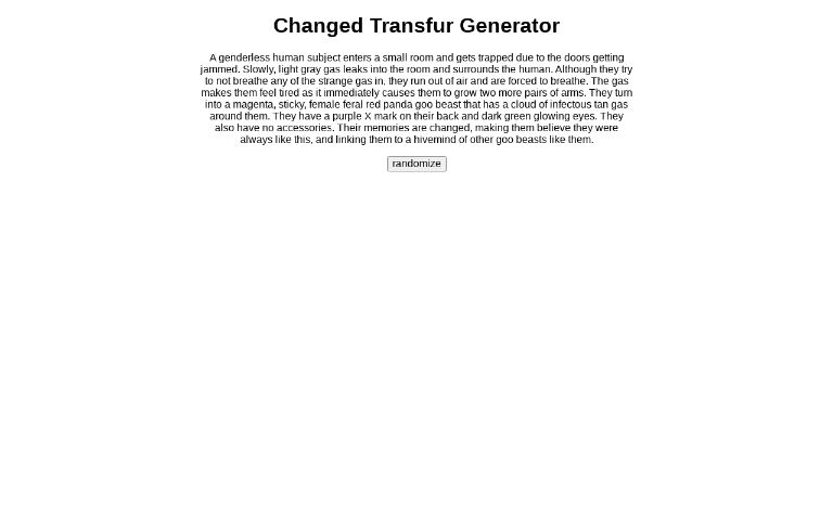 Changed Transfur Generator