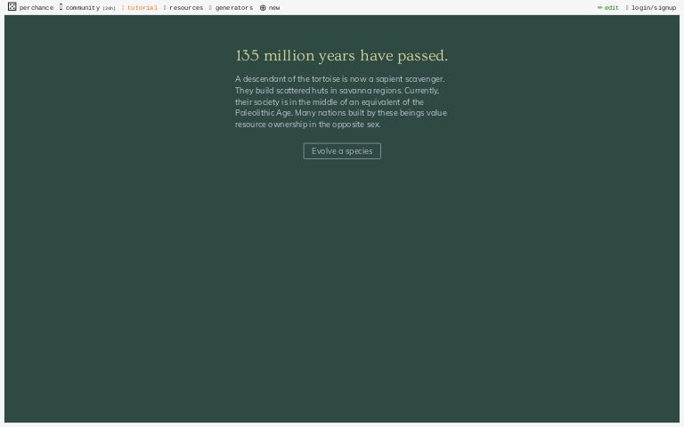 Speculative Evolution Generator V2