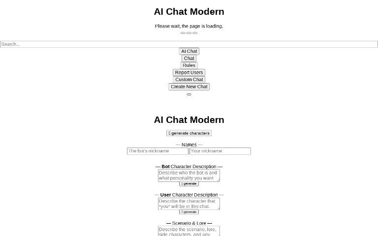 AI Chat Modern