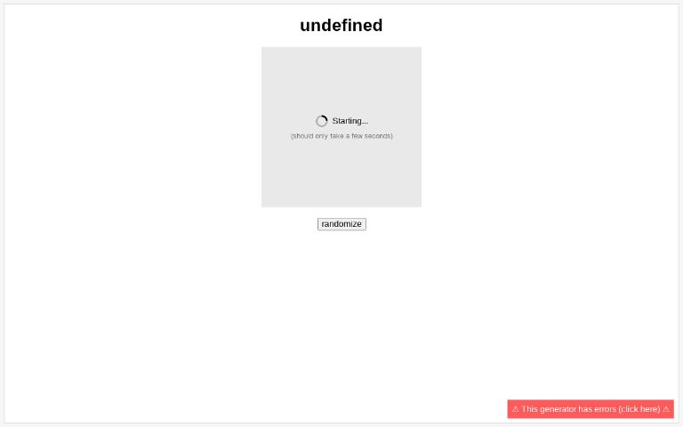undefined ― Perchance Generator