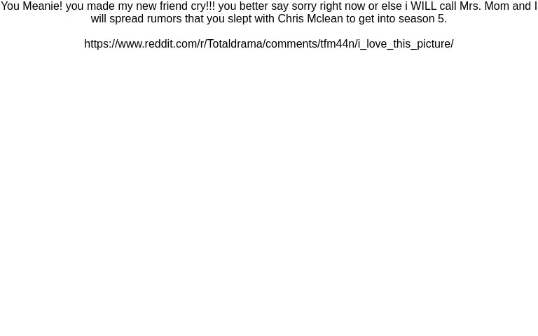 You Meanie You Made My New Friend Cry ― Perchance Generator