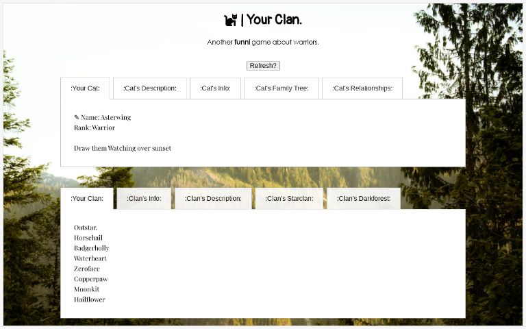 | Your Clan. ― Perchance Generator