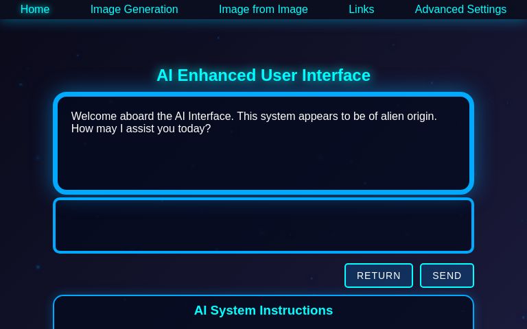 AI Enhanced User Interface ― Perchance Generator