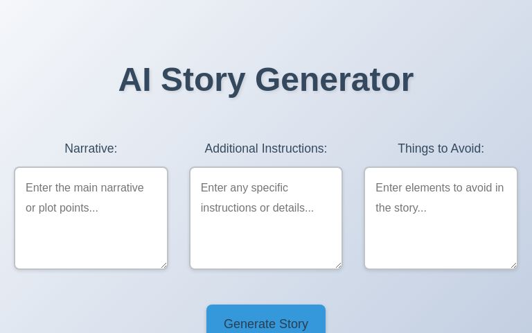 Ai Story Generator