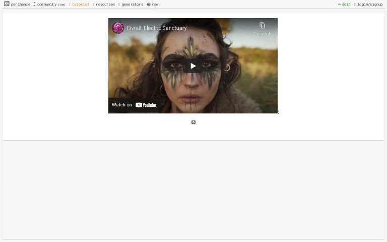 Youtube Video ― Perchance Generator