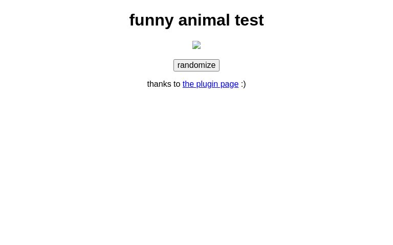 funny animal test ― Perchance Generator