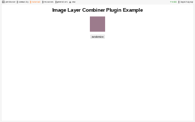 Image Layer Combiner Plugin Example