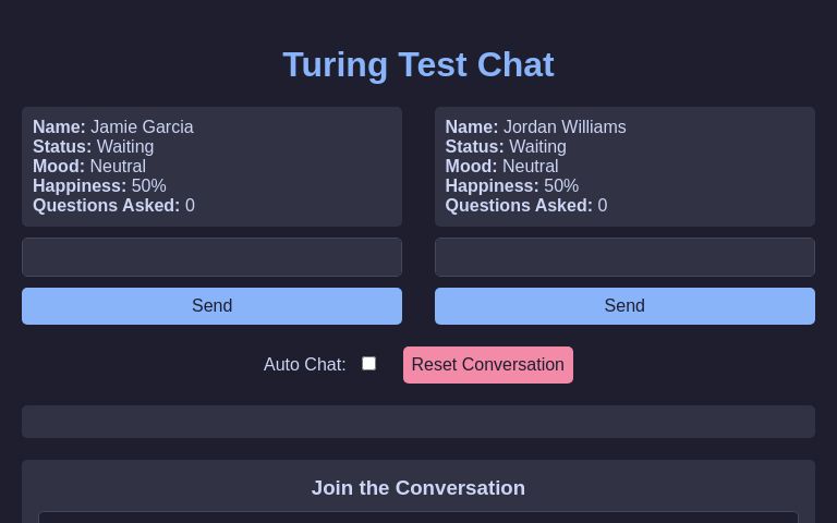Turing Test Chat