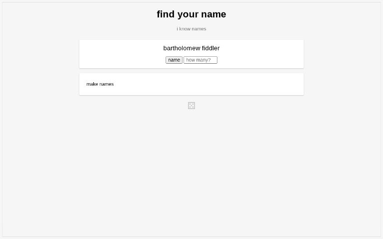 find your name ― Perchance Generator
