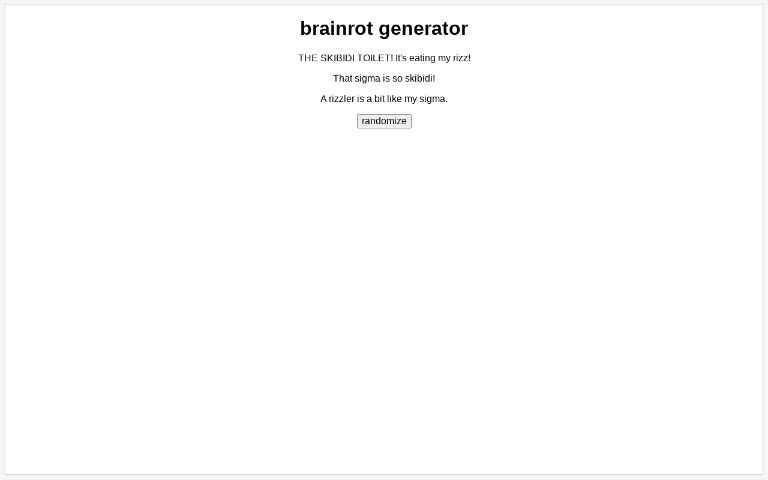 brainrot generator