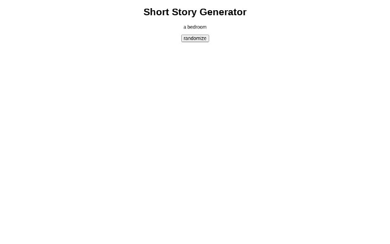 Short Story Generator