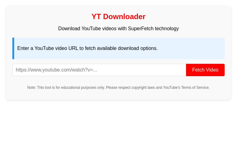 yt-downloader ― Perchance Generator