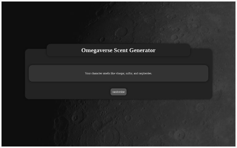 Omegaverse Scent Generator