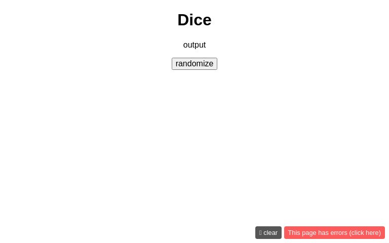 Dice ― Perchance Generator