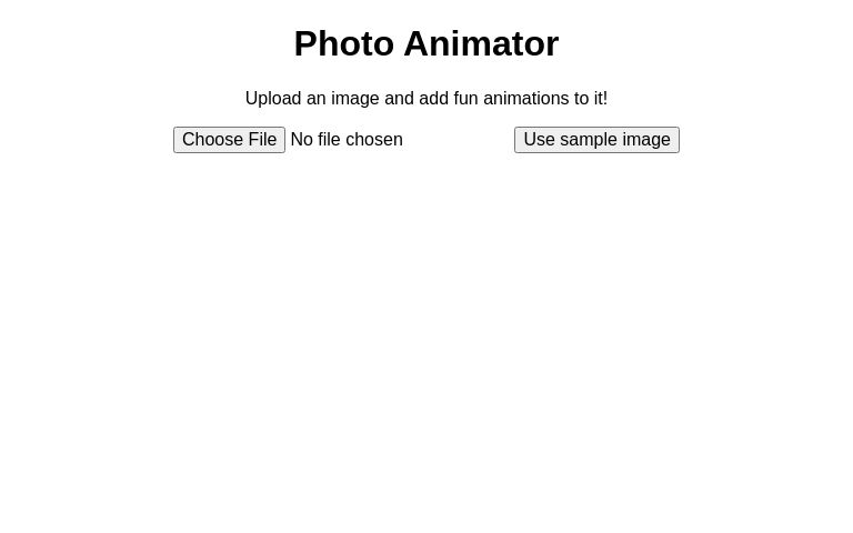 Photo Animator ― Perchance Generator