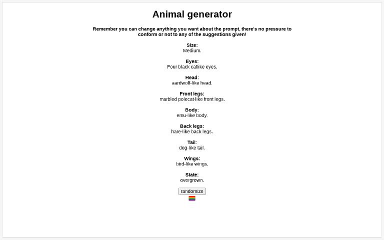 Animal generator