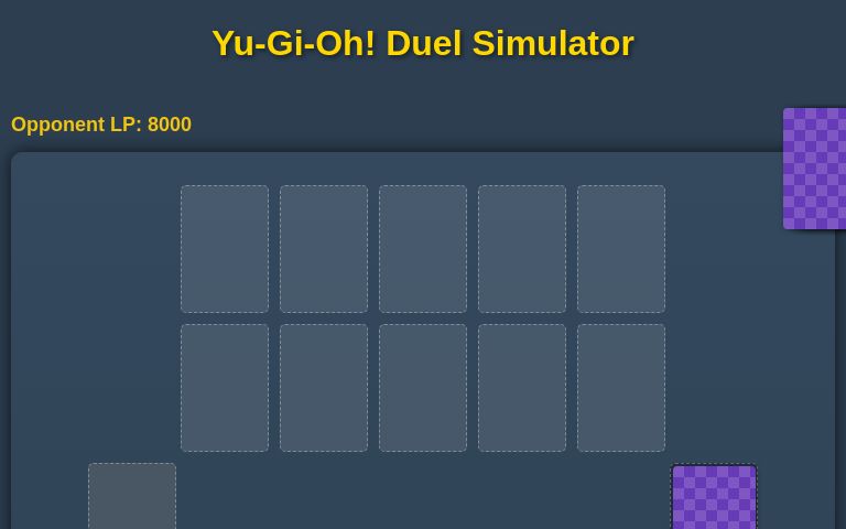 Yu-Gi-Oh! Duel Simulator ― Perchance Generator