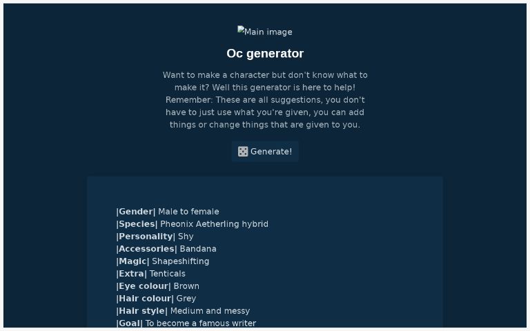 Oc generator