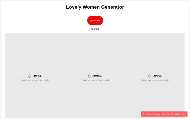 AI Woman Girl Generator (free, no sign-up, no limits)