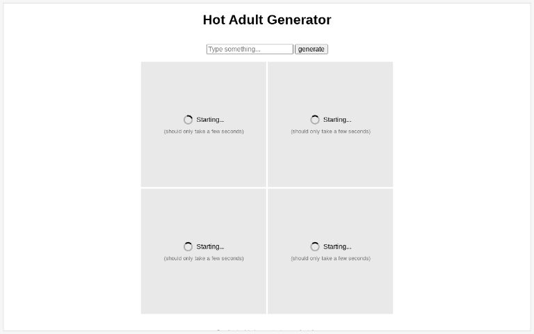 Hot Adult Generator