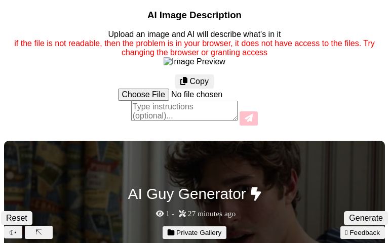 AI Guy Generator