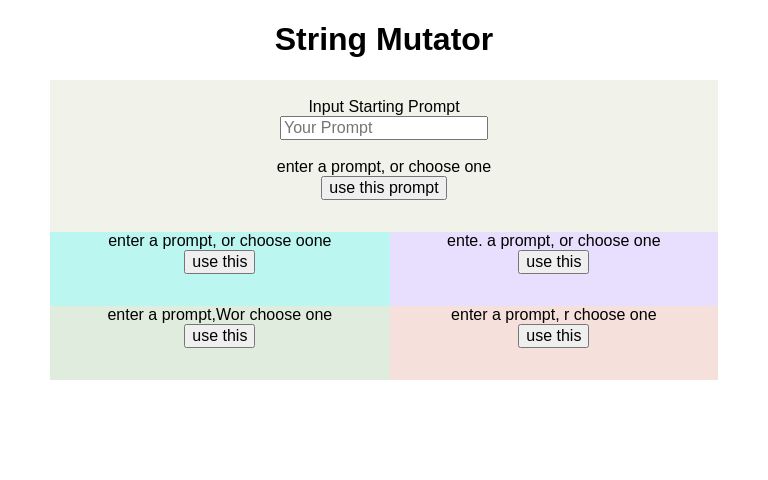 String Mutator ― Perchance Generator