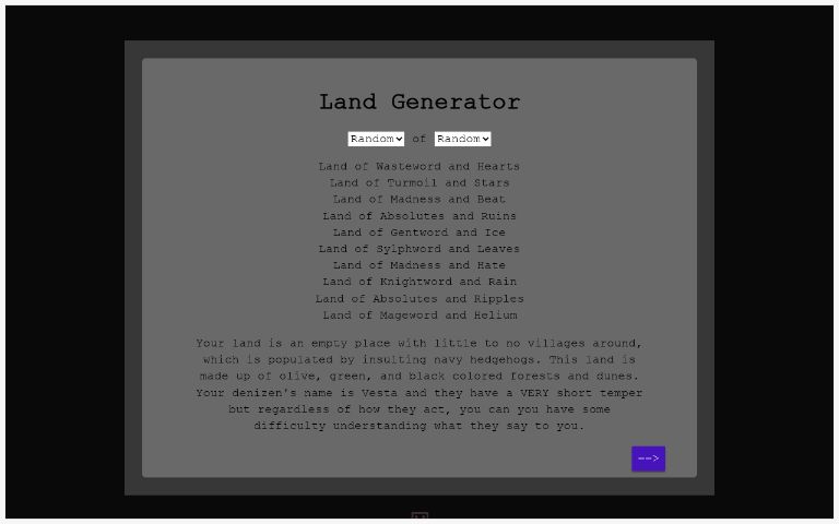 Land Generator