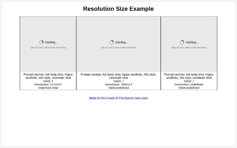Resolution Size Example ― Perchance Generator