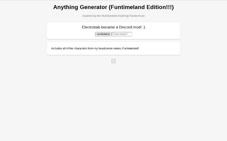 Anything Generator (Funtimeland Edition!!!)