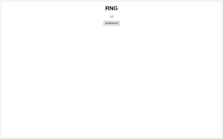 RNG ― Perchance Generator
