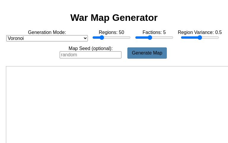 War Map Generator