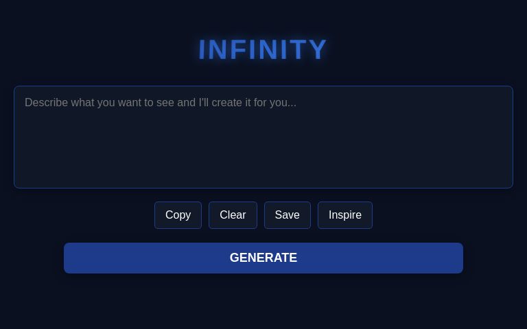 INFINITY ― Perchance Generator