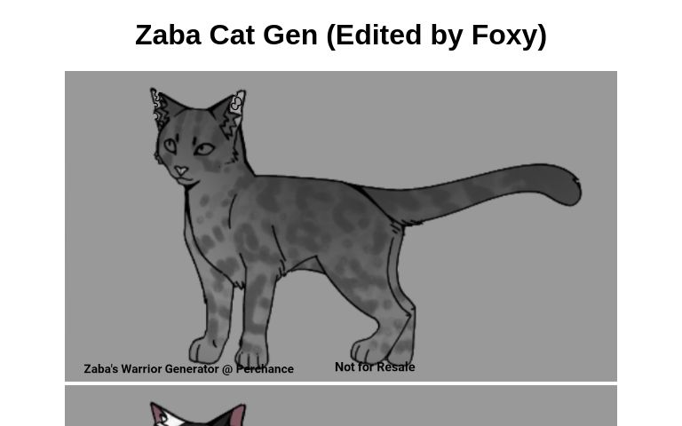 Zaba Cat Gen (Edited by Foxy)