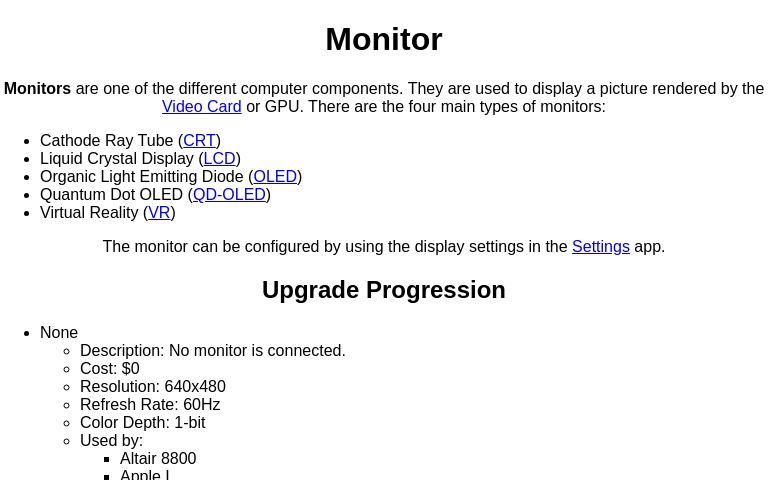 Monitor ― Perchance Generator