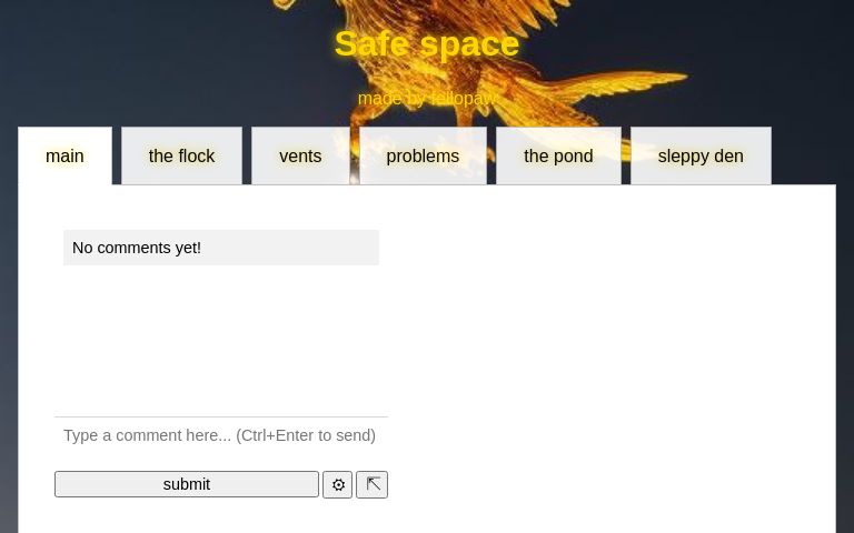 Safe space ― Perchance Generator