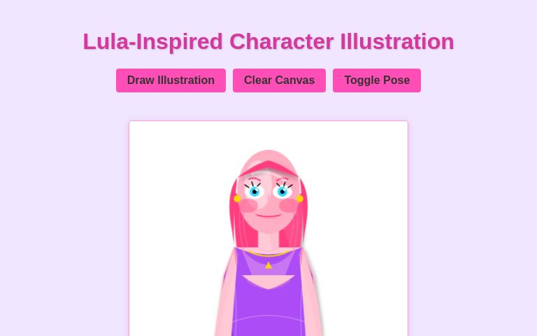 Lula-Inspired Character Illustration ― Perchance Generator