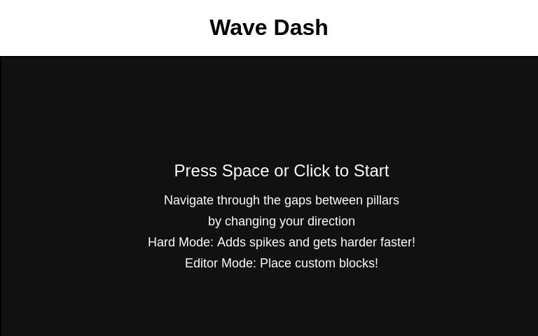 Wave Dash ― Perchance Generator