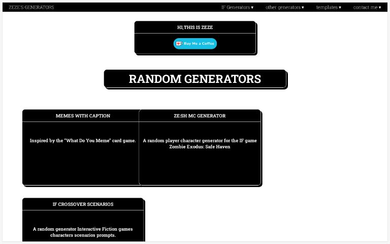 Random Generators