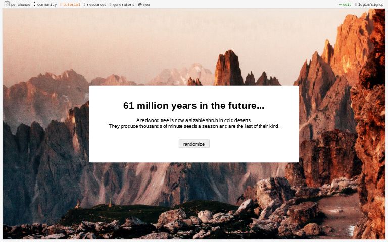 Future Evolution Generator